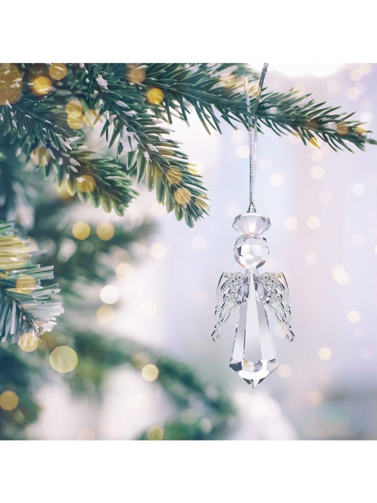 ANGEL Lille krystalfigur med vinger | DeArtos